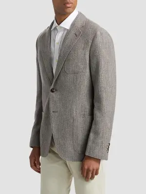 Giorgio Armani Upton Textured Jaquard Jacket