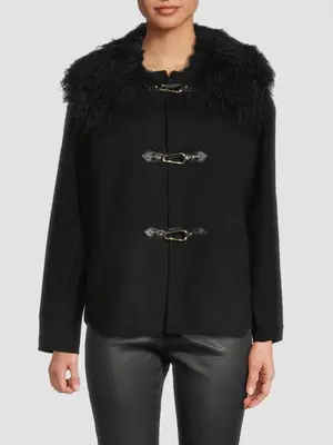 Kobi Halperin Esme Double-face Wool Short Coat