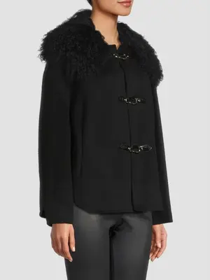 Kobi Halperin Esme Double-face Wool Short Coat