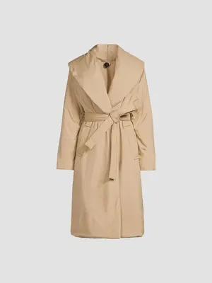 Kobi Halperin Mia Faux Down Tie-waist Coat