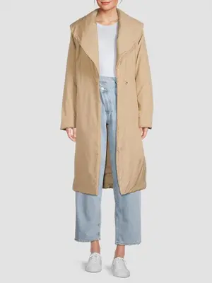 Kobi Halperin Mia Faux Down Tie-waist Coat