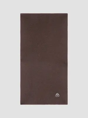 Moose Knuckles Parnis Wool Scarf Espresso