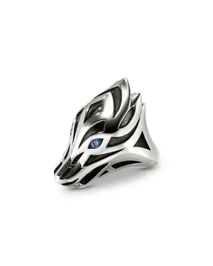 John Hardy Sterling Naga Dragon Ring - Silver