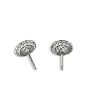 John Hardy Sterling Silver Sapphire Stud Earrings