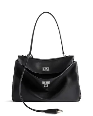 Balenciaga Rodeo Handbag Small - Black/silver