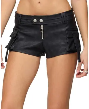 EDIKTED Cargo Shorts - Black