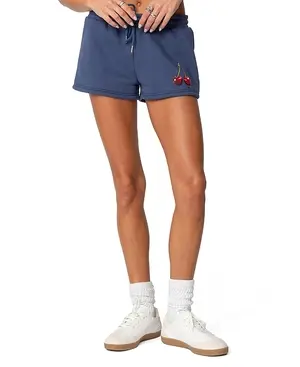 EDIKTED Mon Cheri Shorts - Blue