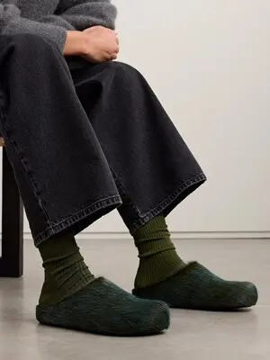 CDLP Set Of Six Ribbed Cotton-blend Socks