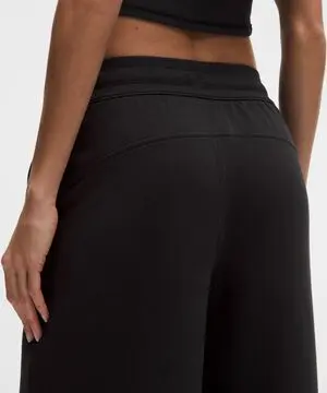 Lululemon Scuba Mid-rise Wide-leg Pant - Black