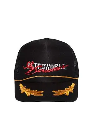 TRAVIS SCOTT Astroworld X Dsm Ny Trucker Hat - Black