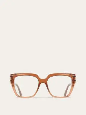 FERRAGAMO Aviator Optical Glasses - Orange