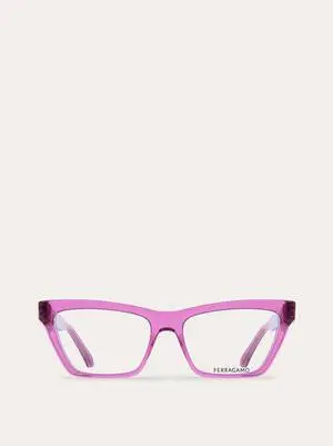 FERRAGAMO Aviator Optical Glasses - Pink