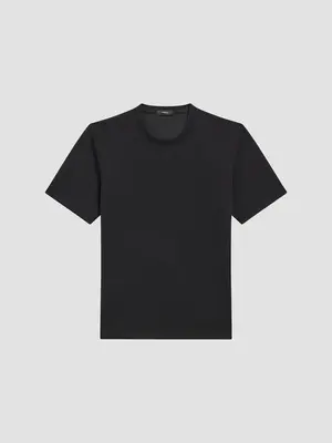Theory Delroy Cotton-blend T-shirt - Black