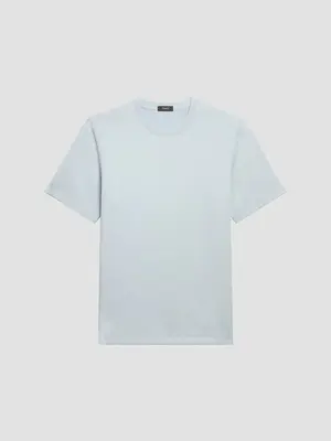 Theory Delroy Cotton-blend T-shirt - Willow Green