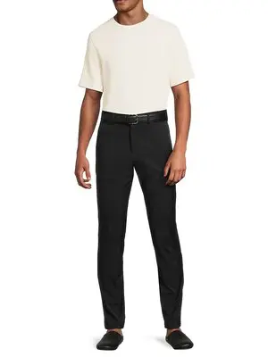 Theory Delroy Cotton-blend T-shirt - Winter White