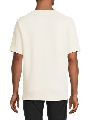 Theory Delroy Cotton-blend T-shirt - Winter White