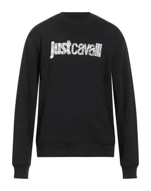 Just Cavalli Sweatshirt With Logo - Black