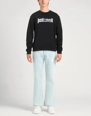Just Cavalli Sweatshirt With Logo - Black