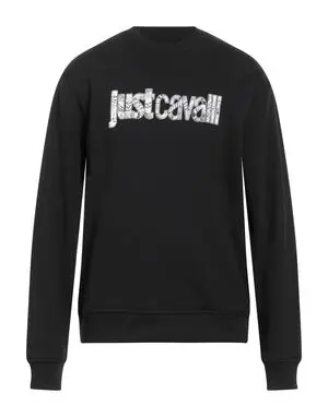 Just Cavalli Sweatshirt With Logo - Black