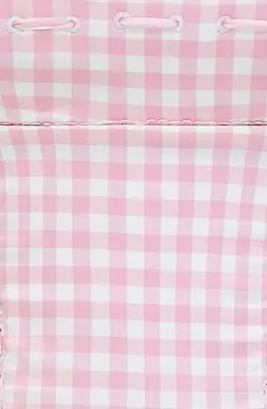 House Of Cb Lottie Gingham Corset Top - Rose Shadow