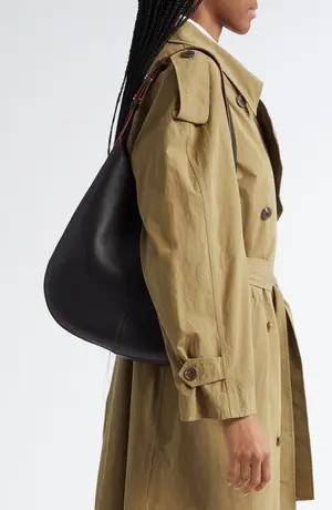 TOD'S Medium Di Bag Leather Hobo Bag - Nero