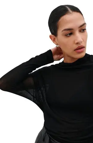 MARCELLA Sydney Gathered Long Sleeve Top