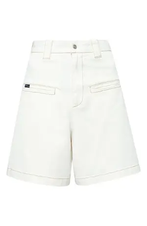 BAYEAS Timothy High Waist Knee Length Denim Shorts