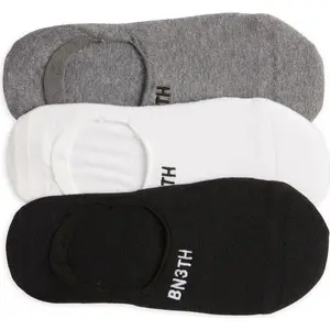 BN3TH 3-pack Classic Invisible Socks - Black/ H. Grey/ White 3 Pack