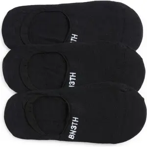 BN3TH 3-pack Classic Invisible Socks - Black