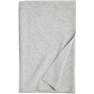 Nordstrom Cashmere Throw Blanket - Grey Dove Heather