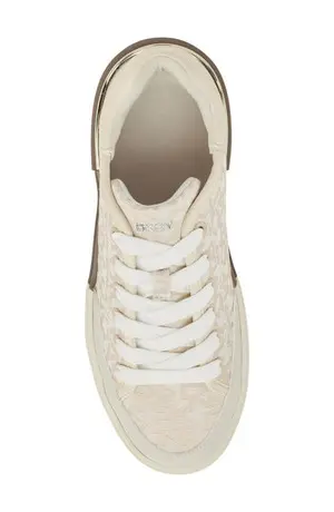 Dkny Bradley Platform Sneakers - Hemp/ White