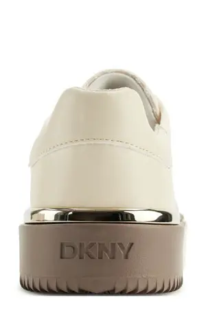 Dkny Bradley Platform Sneakers - Hemp/ White