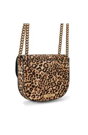 Kurt Geiger Chelsea Calf Hair Saddle Bag - Brown/oth