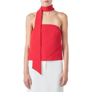 GREY LAB Choker Tie Top