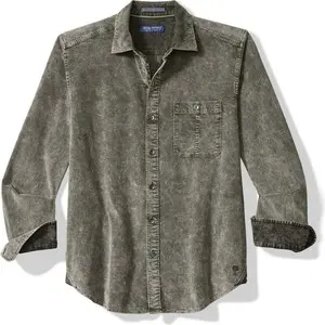 Tommy Bahama Coastline Sun Fade Stretch Cotton Corduroy Button-up Shirt - Noble