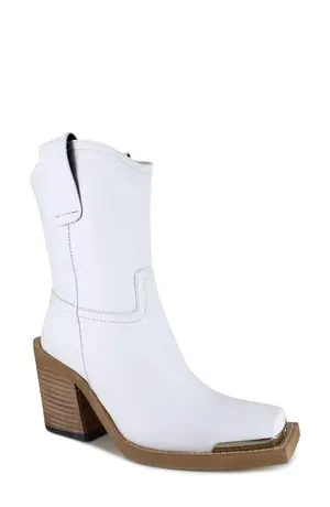 ZIGI Joshi Western Boots - Bone Leather