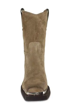 ZIGI Joshi Western Boots - Tan Suede