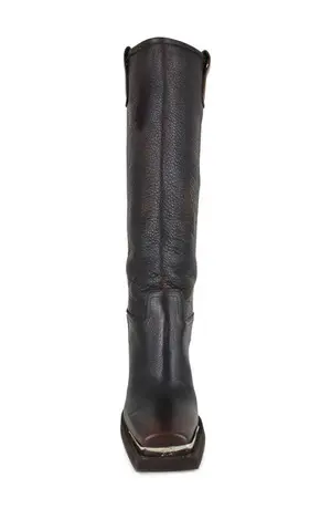 ZIGI Joshana Knee High Boots - Brown Leather