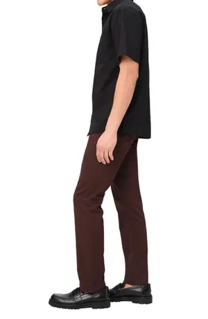 Warp + Weft Ams Slim Fit Stretch Cotton Pants
