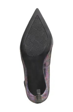 Karl Lagerfeld Paris Sury Ankle Strap Pump - Purple Multi