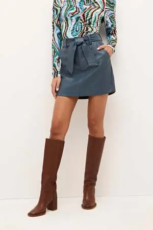 MARIE OLIVER Vallie Skirt - Space Blue