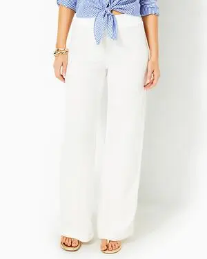 Lilly Pulitzer® 31' Deri Linen Palazzo Pant