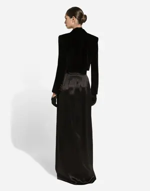 Dolce & Gabbana Silk Chiffon Shirt With Pussy-bow - Black