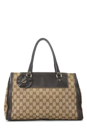Gucci Original GG Canvas Trophy Handbag Brown