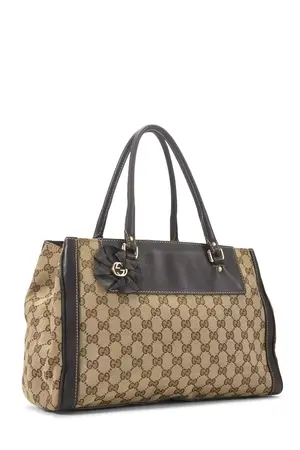Gucci Original Gg Canvas Trophy Handbag - Brown