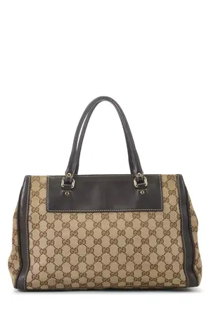 Gucci Original Gg Canvas Trophy Handbag - Brown