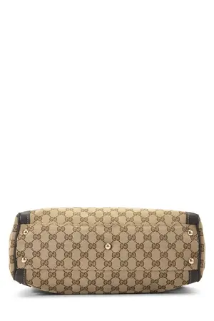 Gucci Original Gg Canvas Trophy Handbag - Brown
