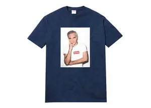 Supreme Morrissey Tee Shirt - Navy Blue
