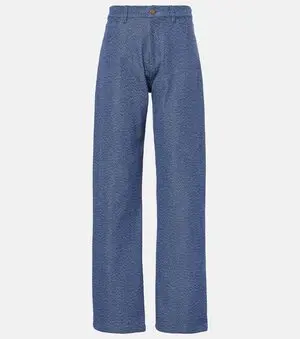 Tove Axel Cotton-blend Straight Pants