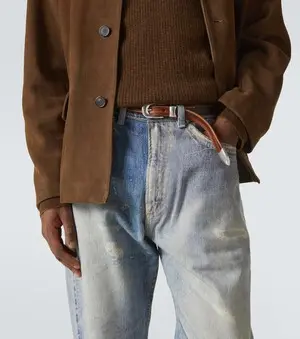 Our Legacy Leather Belt - Brown